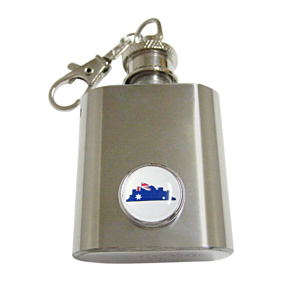 Australia Iconic Opera House 1oz Keychain Flask - Gem